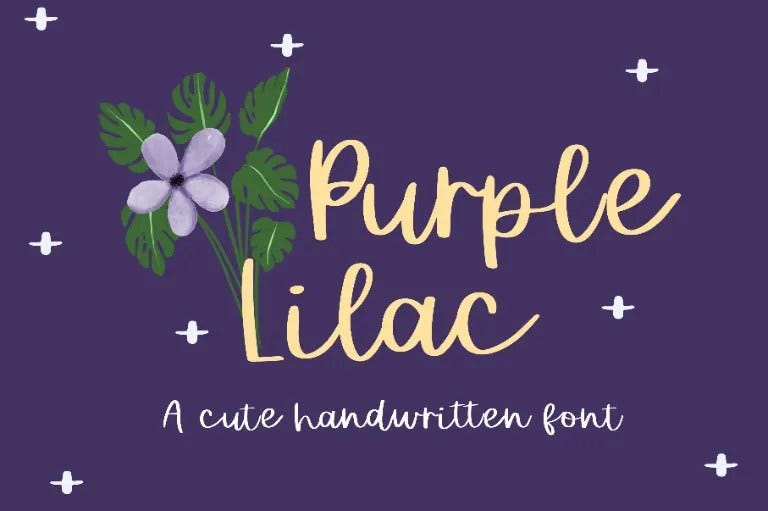 Purplelilac Font | by Kaitooon | Sep, 2024 | Medium