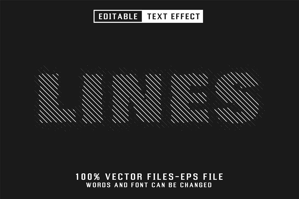 Lines Editable Text Effect - Aetheralchemy - Medium