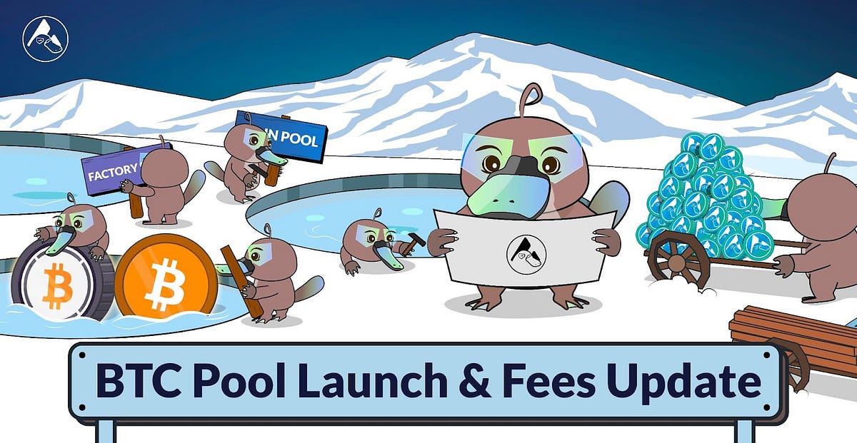 BTC Pool Launched on Platypus, Fees Updated - Platypus.finance - Medium