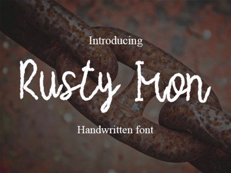 Rusty Iron Font | by PatternPulse99 | Oct, 2024 | Medium