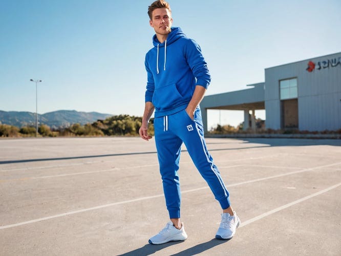 Blue Jogger Pants | by Samantha Perez | Medium