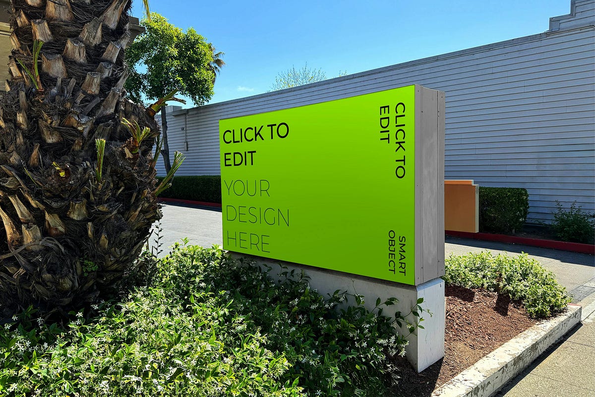 Outdoor Logo Sign Mockup | by Zenzest | Jun, 2024 | Medium