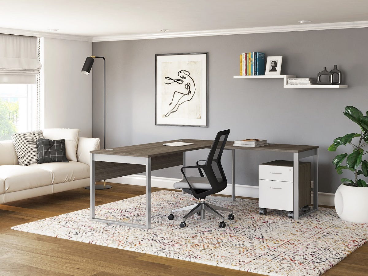 Why an L-Desk Is the Perfect Desk for Small Home Offices (And How to ...