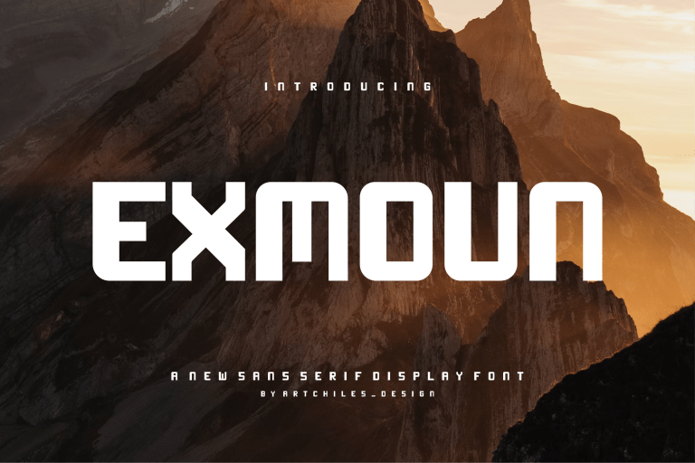 Exmoun Font | by audrey97 | Jul, 2024 | Medium