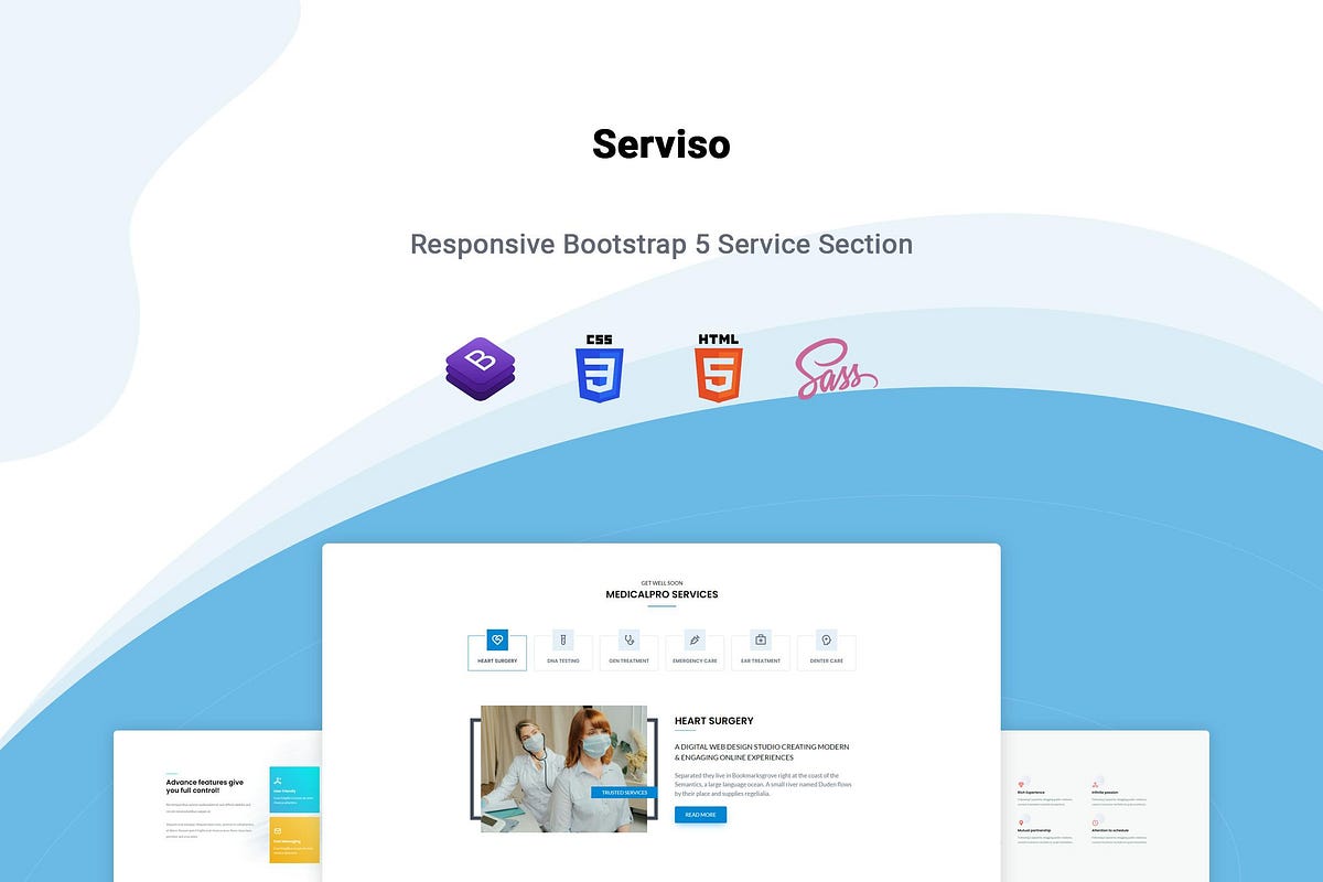 Serviso Landing Page Templates Web Templates | by Aquaartificer | May ...