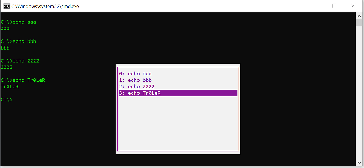 The Windows Process Journey — “doskey.exe” (Keyboard History Utility ...