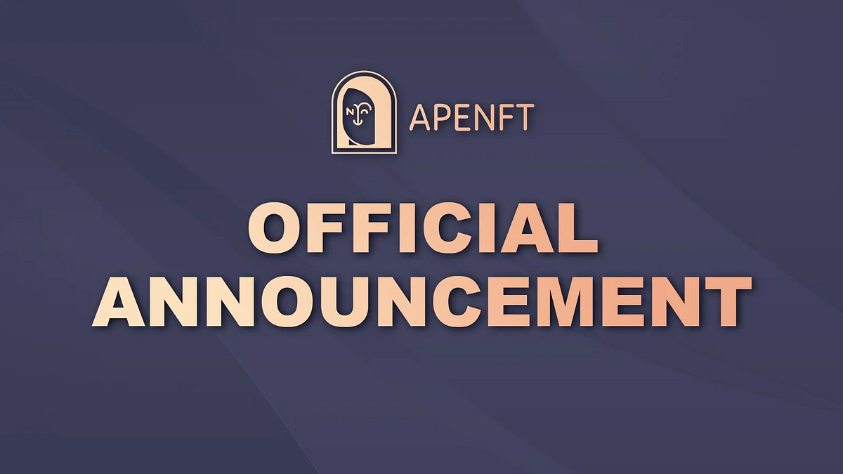$NFT Token Release Plan Successfully Completed | by APENFT | Medium