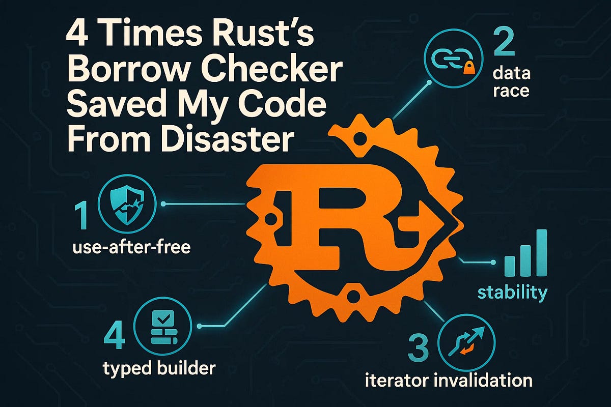 4 Times Rust’s Borrow Checker Saved My Code From Disaster | by The CS ...
