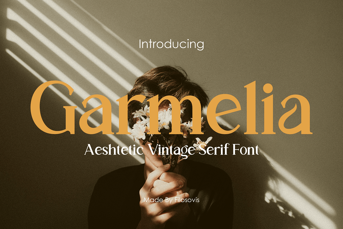 Garmelia | Aeshtetic Vintage Serif Font - Photonpulse - Medium