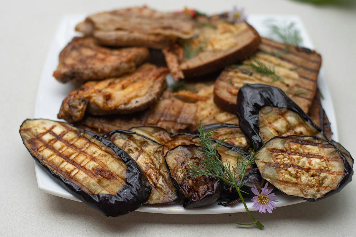 Air Fried Eggplant. Method: Slice 2 medium eggplants into 1… | by Ron ...