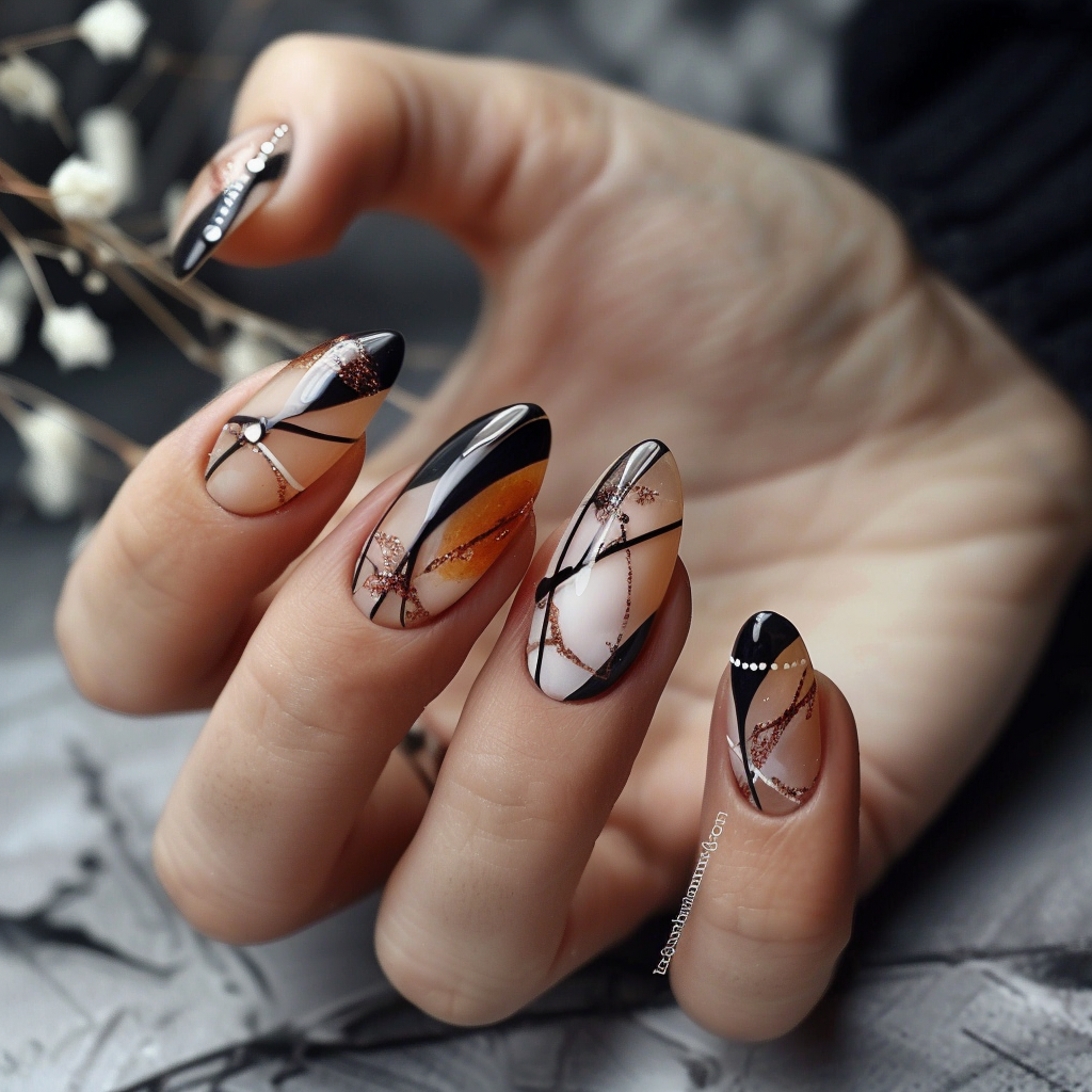 Simple DIY String Nail Art at Home | by Daring Lily - Your Remote Nail ...