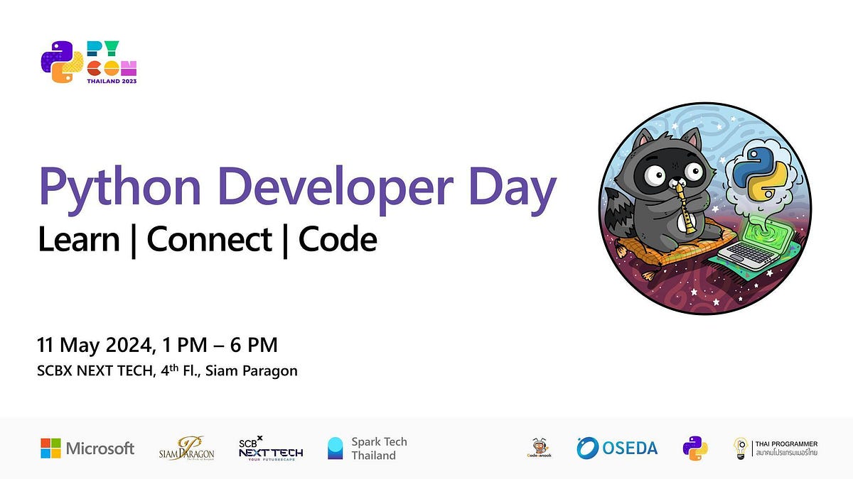 Python Developer Day by PyCon Thailand with support from Microsoft 🐍💻 | by Aueaphum ...