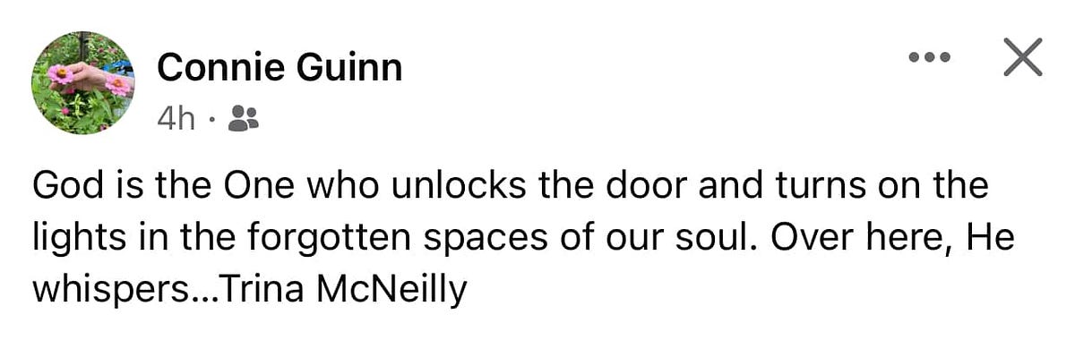 Dark Places of the Soul. I saw the below post by Connie Guinn… | by ...