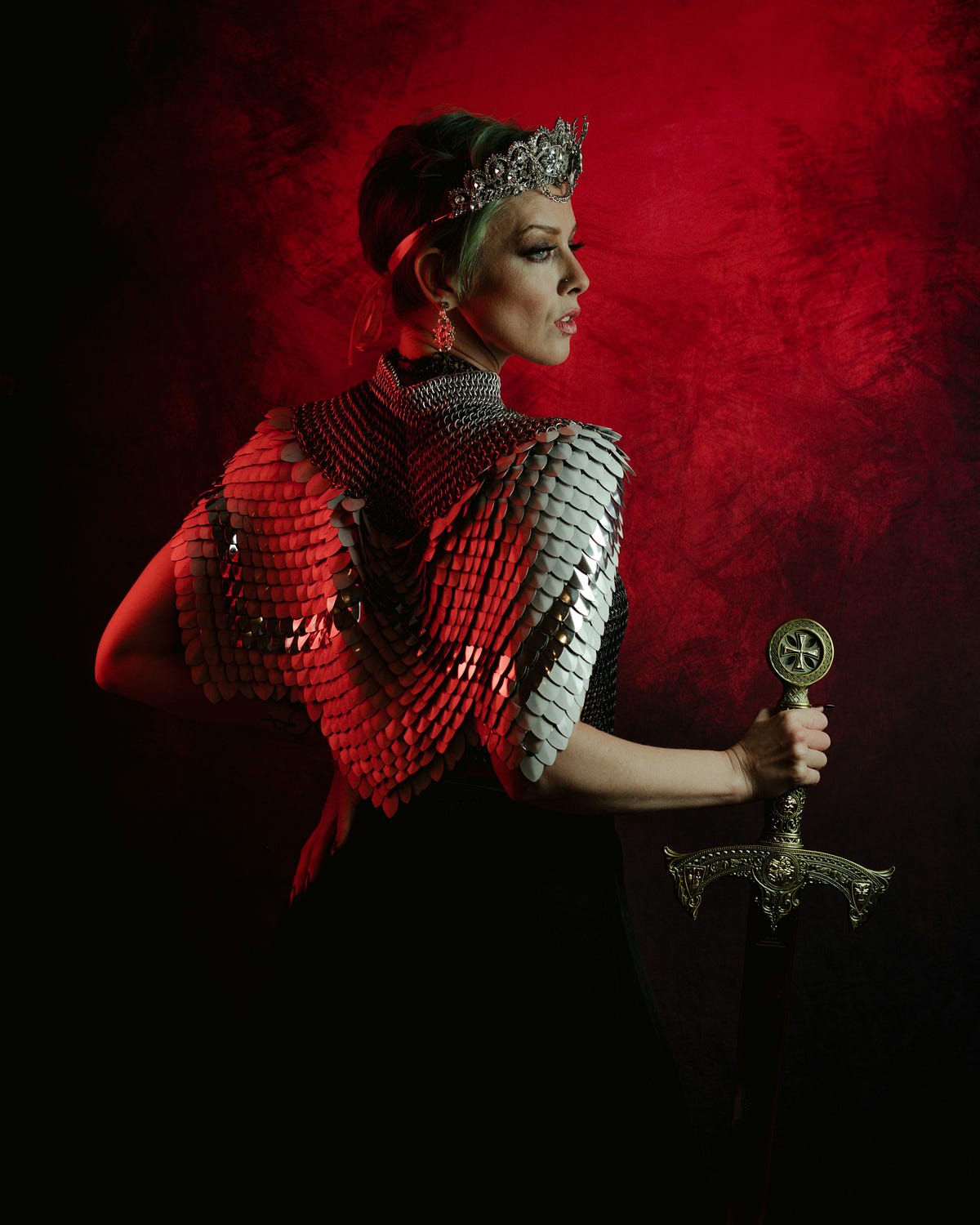 "Enchanting Embers" Amidst the burning flames of desire, The sovereign ...