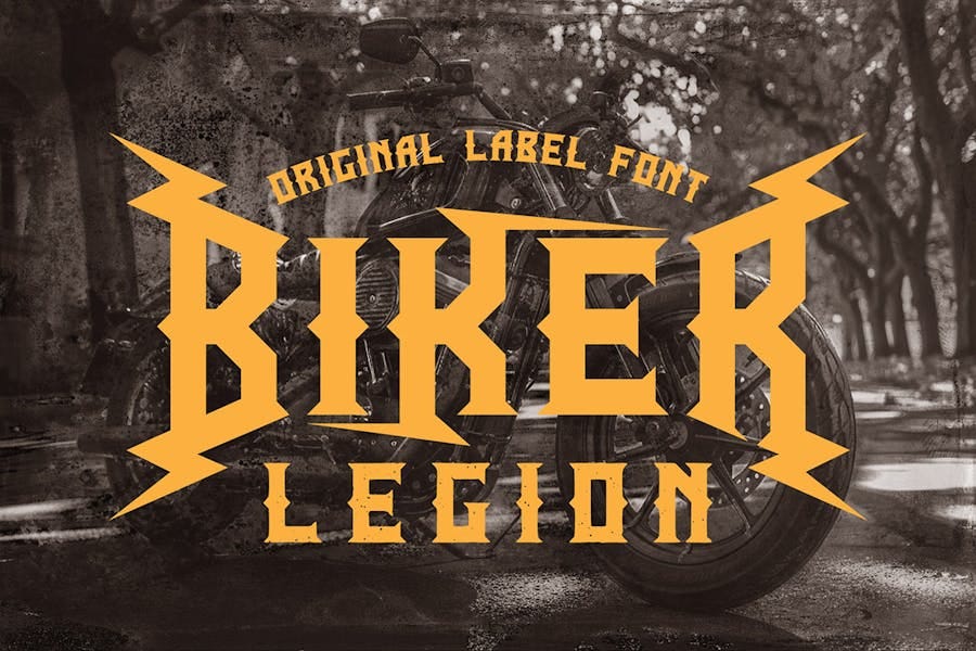 Biker Legion Font Free Download - ishirakawamary - Medium