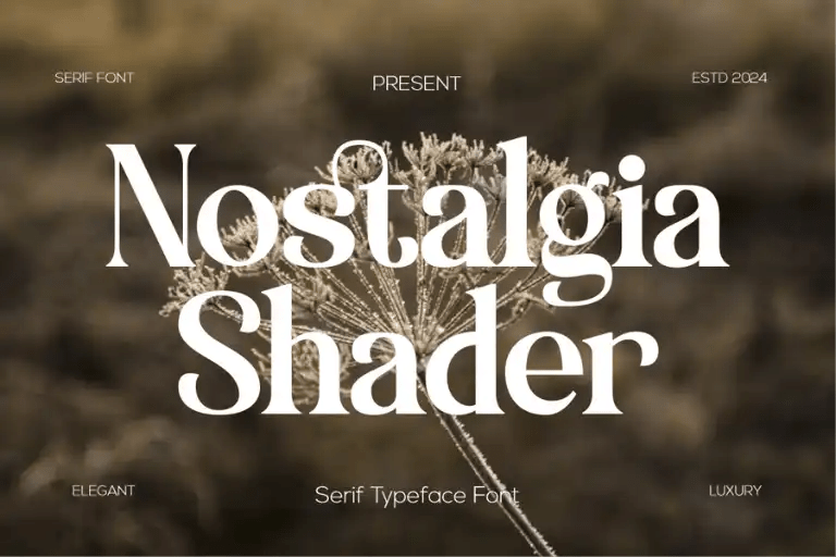 Nostalgia Shader Font | by kaisunnan8 | Aug, 2024 | Medium