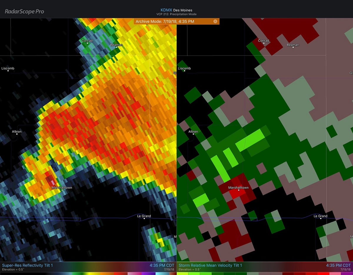 RadarScope: Do You Know What Tornado Debris Signatures Look Like? | by ...