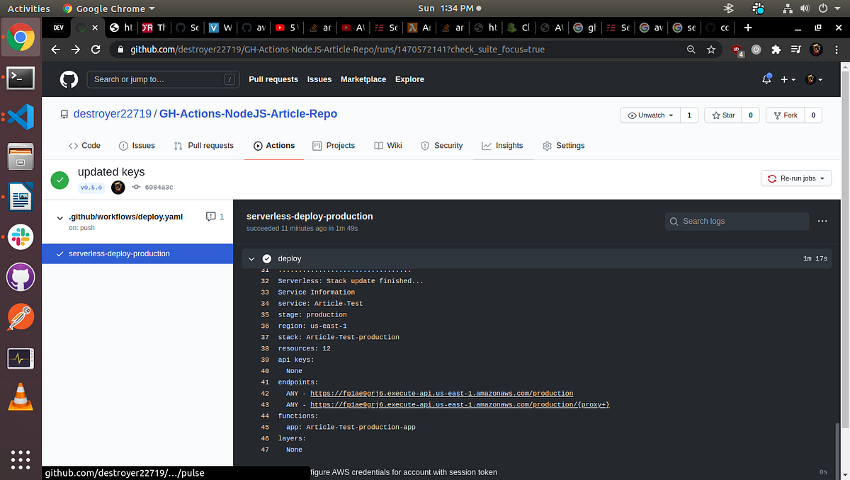Deploy a NodeJS Application to AWS Lambda and automate it using ...