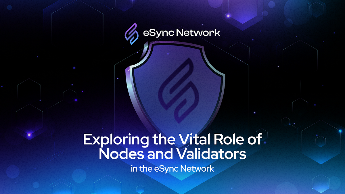 Exploring the Vital Role of Nodes and Validators in the eSync Network ...