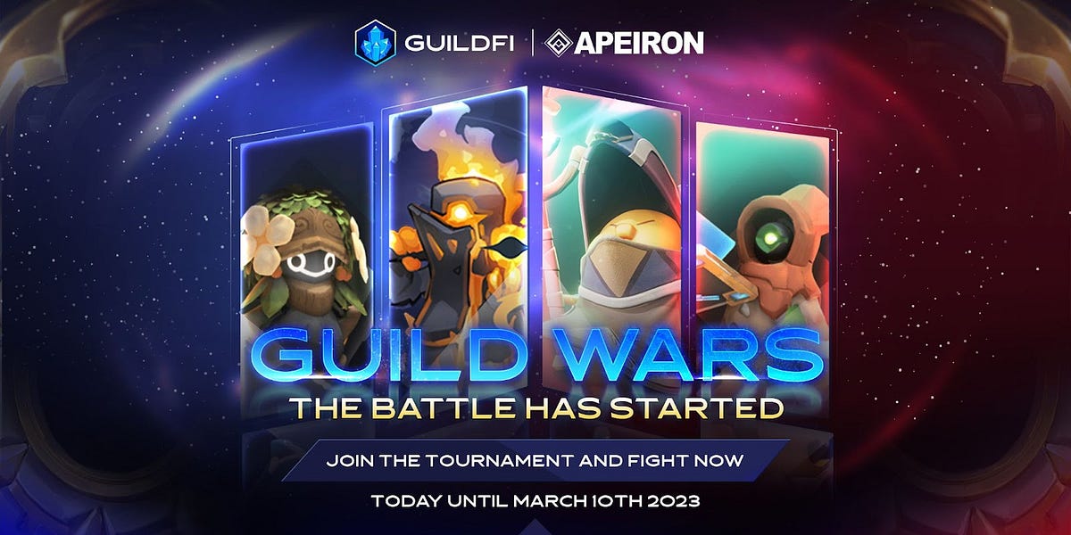 GuildFi Joins Apeiron’s Guild Wars Campaign with a Prize Pool of $200,000 | by GuildFi | GuildFi ...