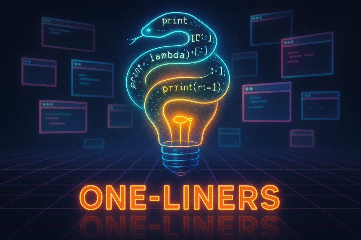 15 Python One-Liners That Impress Non-Programmers | by Abdur Rahman ...