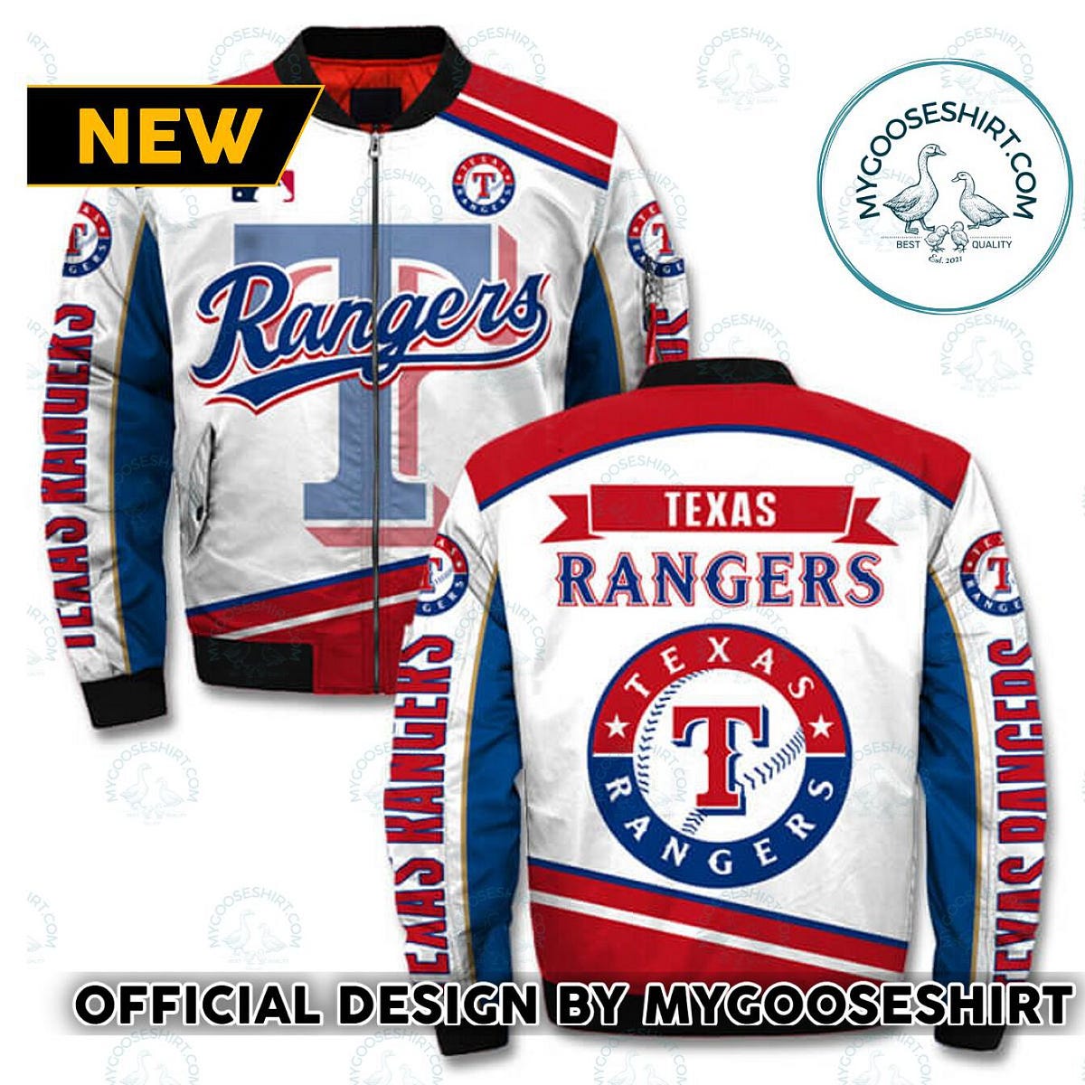 Texas Rangers Baseball Team Bomber Jacket | by Mygoosesp | Medium