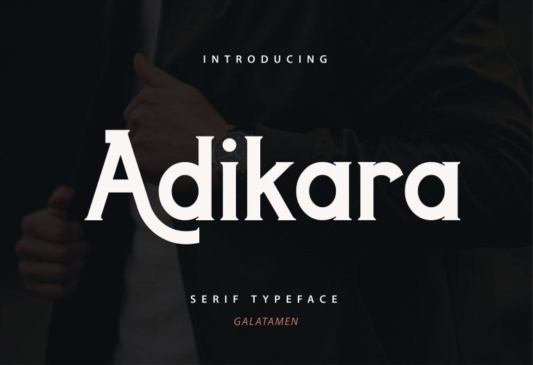 Adikara Font | by Kaitooon | Sep, 2024 | Medium