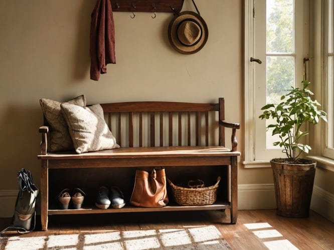 Entryway Benches With Hooks | by Willie Hughes | May, 2024 | Medium