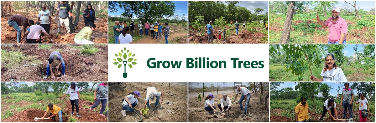 TreePlantation #MadhyaPradesh #GreenInitiatives growbilliontrees.com ...