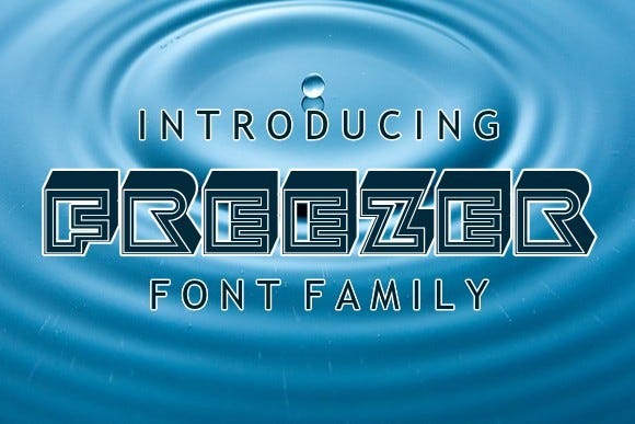 Freezer Font | by ishirakawamary | Jul, 2024 | Medium