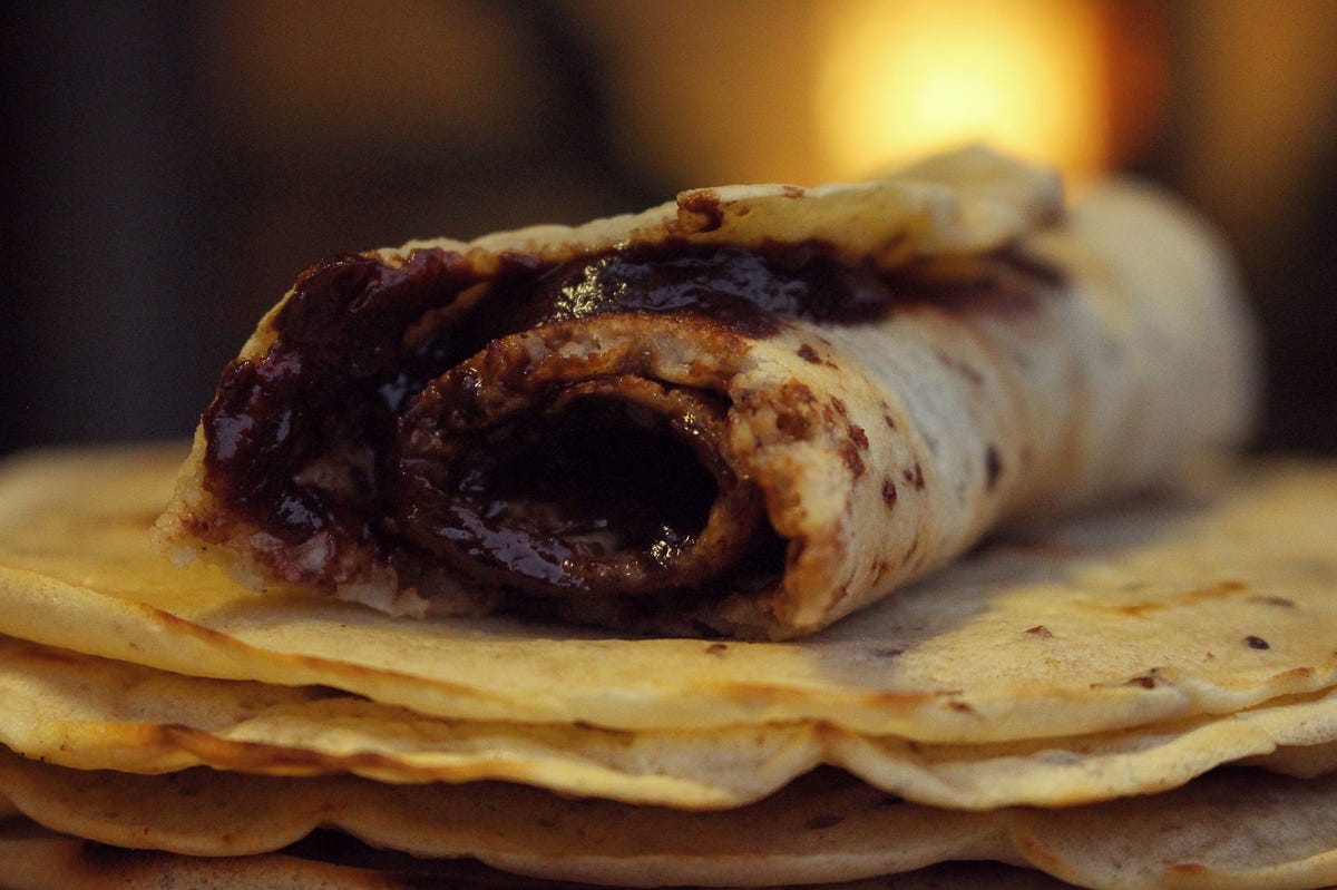 Smashed Blueberry Pancakes and Chocolate Pancakes for Saturday and ...