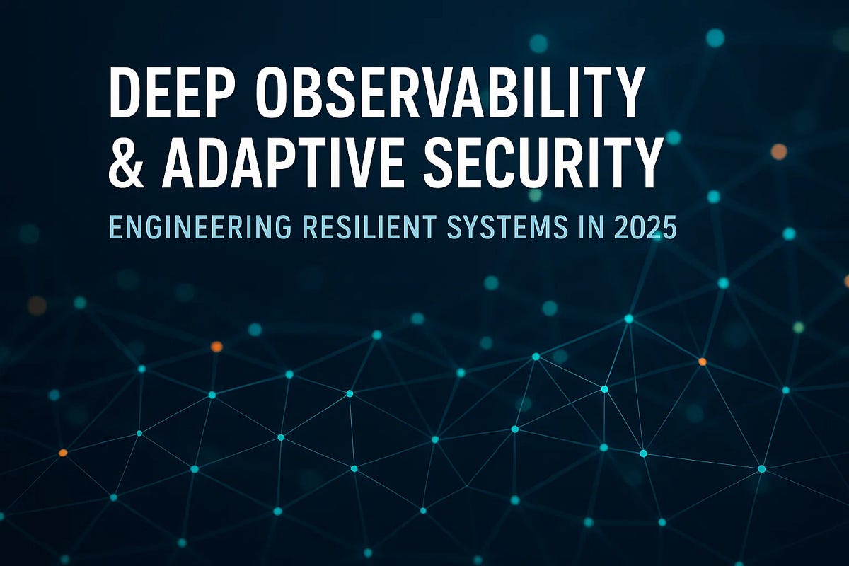 Deep Observability & Adaptive Security: Engineering Resilient Systems ...