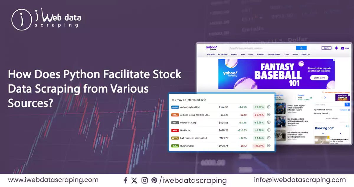 How Does Python Facilitate Stock Data Scraping From Various Sources? | by i web data scraping ...