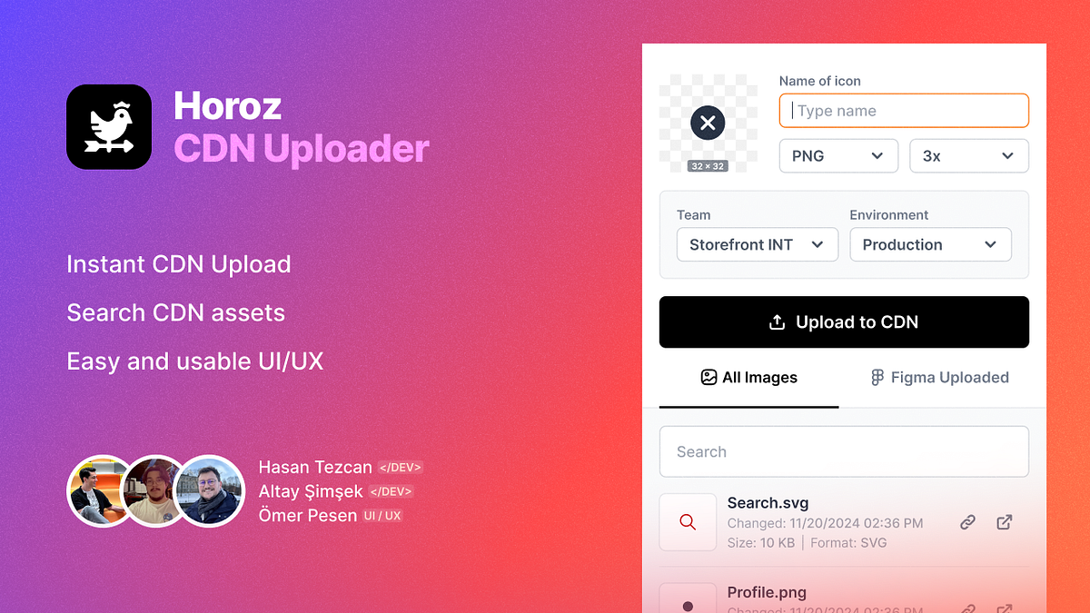 Streamlining Image Uploads with Horoz: A Figma Plugin for Direct CDN ...