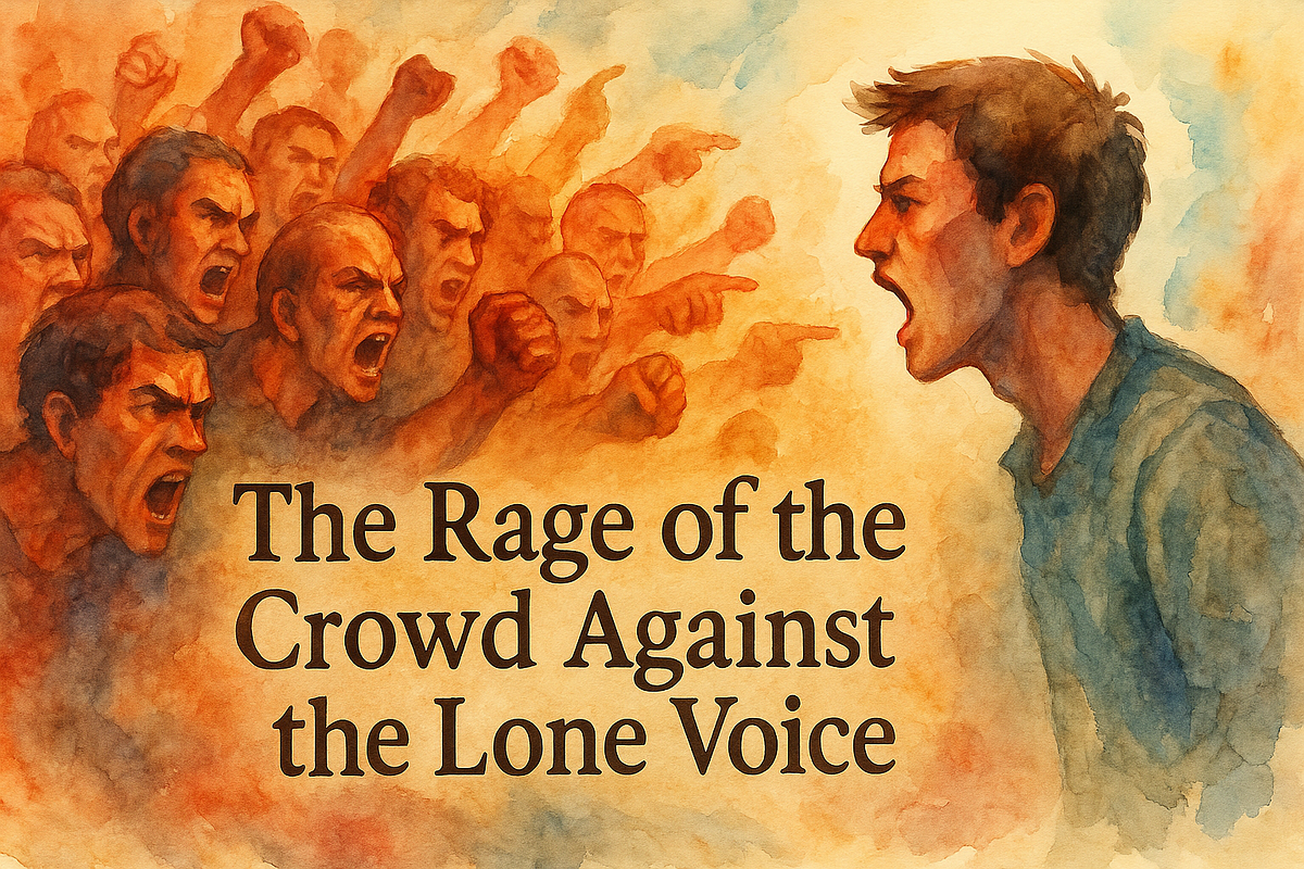The Rage of the Crowd Against the Lone Voice | by The Individualist ...