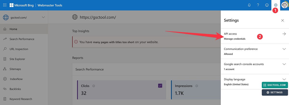 How to Get Your Bing Webmaster Tools API Key (And Why You Need It ...