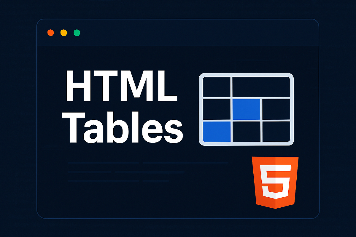 9. HTML Tables- Rows, Columns and Spans | by Madhavaraj C | Jun, 2025 ...