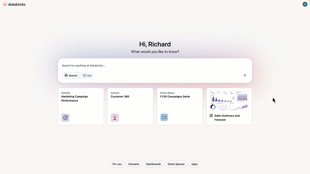 Databricks One: The No-Code Gateway to Governed AI & BI for Business ...