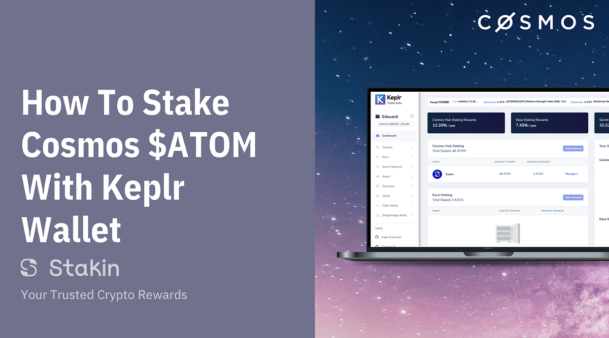 How To Stake Cosmos $ATOM With Keplr Wallet | by Gisele Schout | Stakin | Medium
