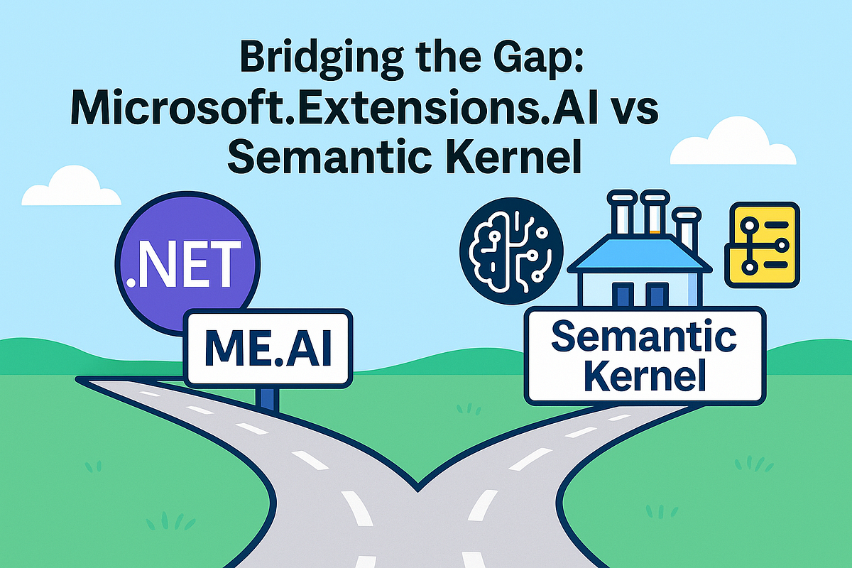 Bridging the Gap: Microsoft.Extensions.AI vs. Semantic Kernel | by Nayem Musaddik | Medium