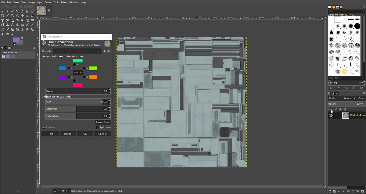 Altering prebuilt texture maps using Gimp for Unity projects | by Russell Smith | Medium