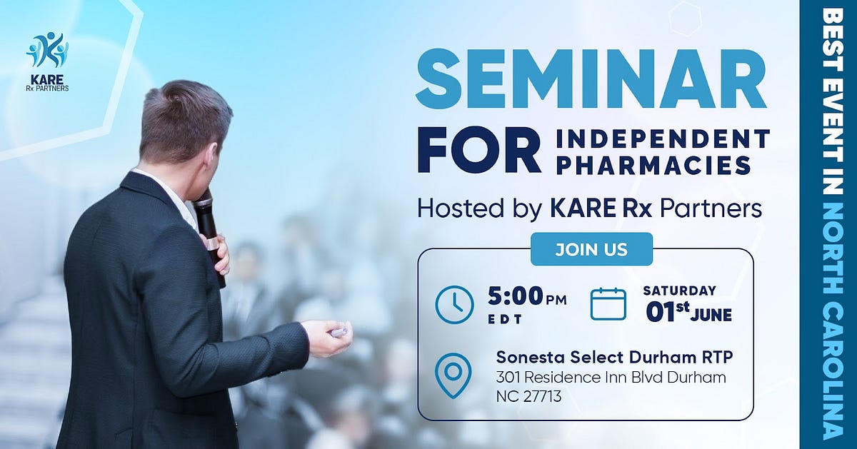Essential Seminar for Independent Pharmacies — Don’t Miss Out! June 1st ...