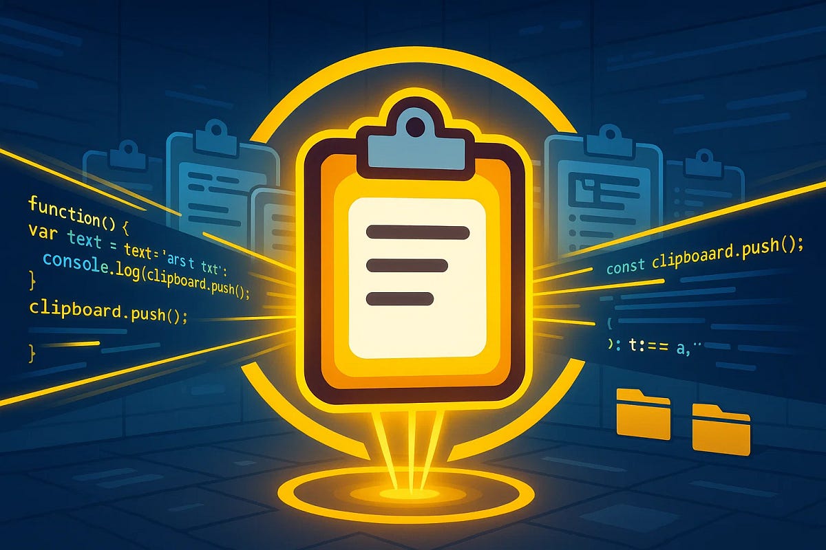 How I Built a Clipboard History Tracker Using Only JavaScript | by Zain ...