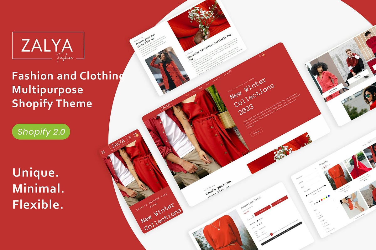 Zalya — Clothing and Fashion Shopify Theme | by Logosmith | Medium