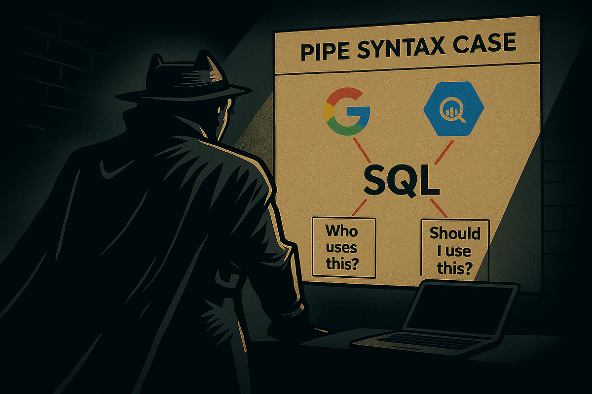 🔥 The Pipe Syntax in BigQuery: A Game-Changer for SQL Developers | by ...
