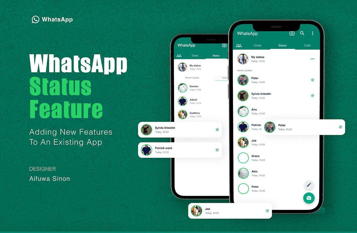 Extending the scope of WhatsApp — a UX Case Study | by Sinon Ose | Medium