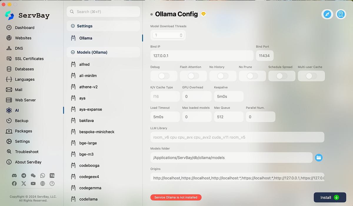 Unlocking the Era of Local AI: A Comprehensive Guide to ServBay & Ollama Integration | by Robert ...