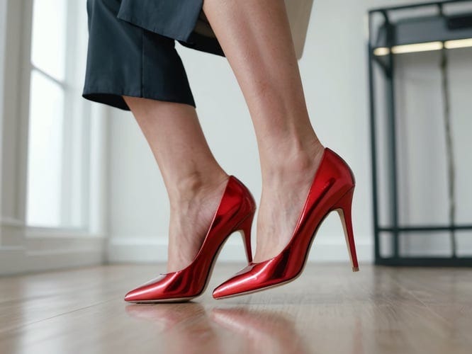 Red Closed Toe Heels | by Cora Thompson | Medium