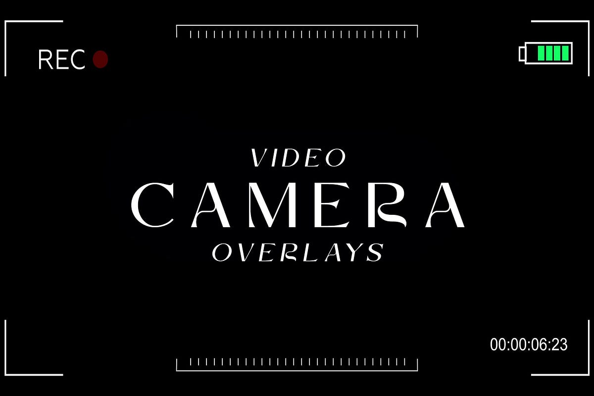 Video Camera Overlays - Svginnovator - Medium
