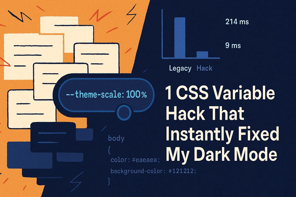 1 CSS Variable Hack That Instantly Fixed My Dark Mode | by The CS Engineer | Sep, 2025 | Medium